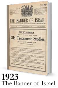 The Banner of Israel - 1923 - ACP - Our Library Digitized