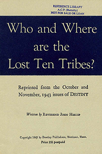 Who and Where are the Lost Ten Tribes? - ACP - Our Library Digitized